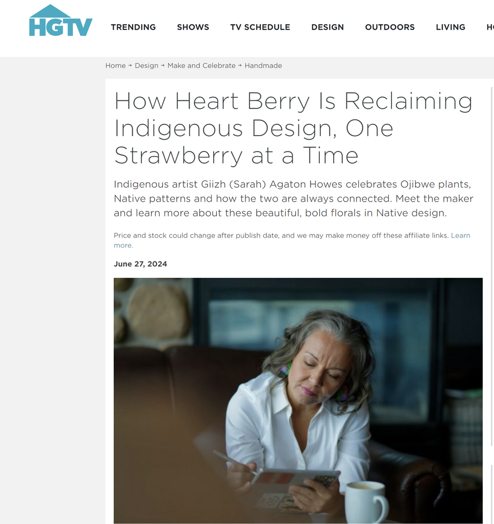 Heart Berry | Contemporary Native Design | Wool Blankets